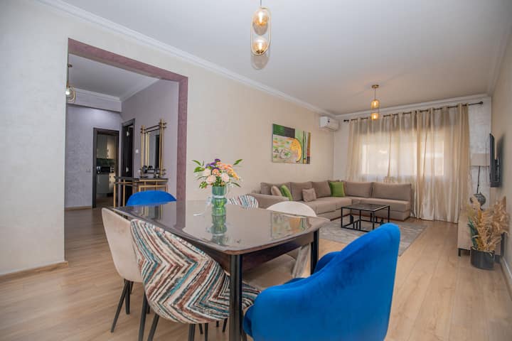 Appartement Tanger Marina Plage, Clim & Parking -