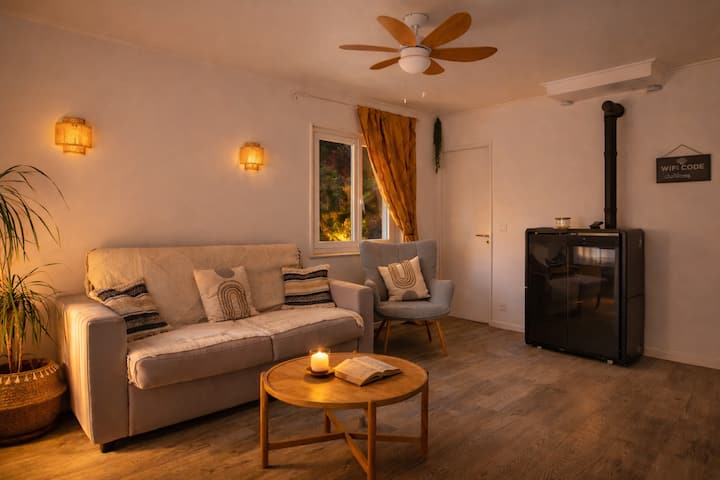Chalet Bois Cosy · Jardin Privé · Calme & Nature - Sainte-Julie