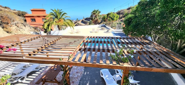 Authenticité Chez L'habitant Au Sud/piscine - Tenerife