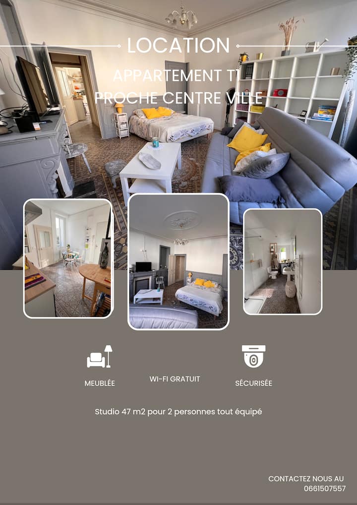 Appartement Authentique Proche Centre-ville - Issoudun