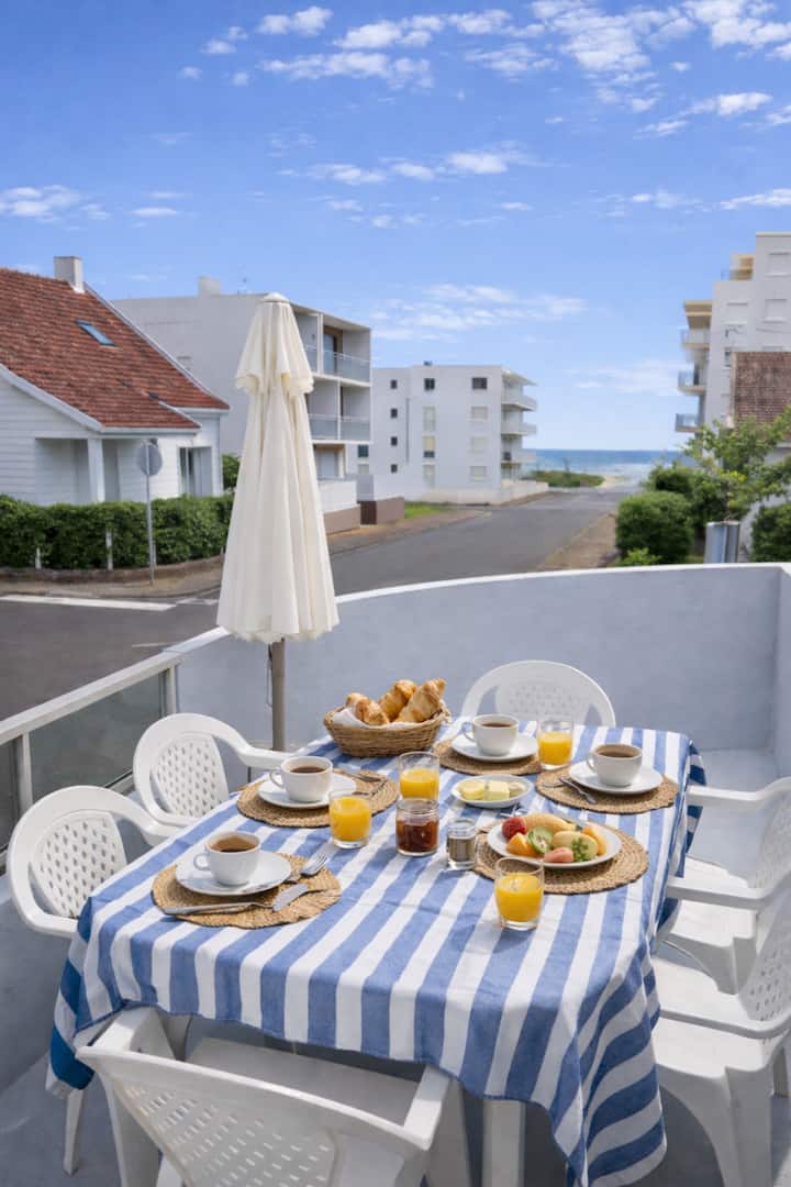 T3 Spacieux Avec Terrasse Vue Mer - Saint-Jean-de-Monts