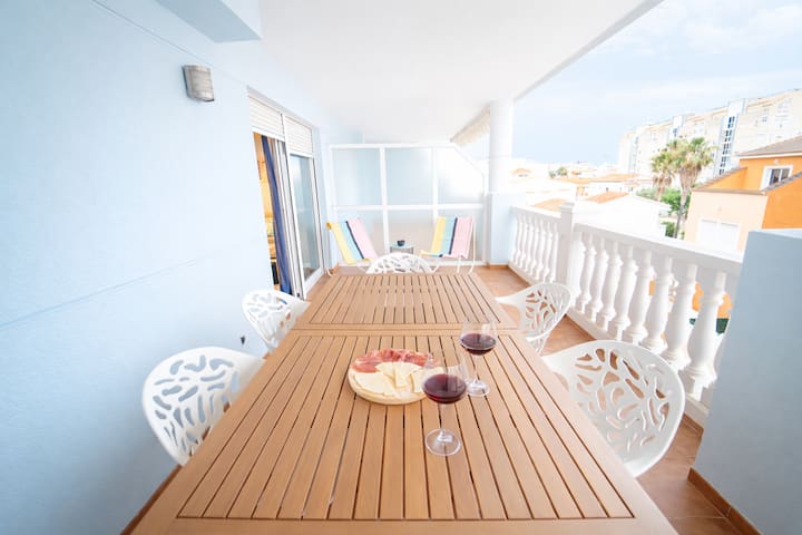 Apartamento Frente Al Mar En Un Entorno Tranquilo - Moncófar