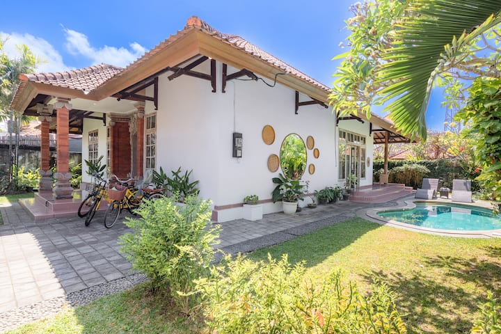 3bed Pool Co Family Villa, 5 Min To The Beach - Sanur