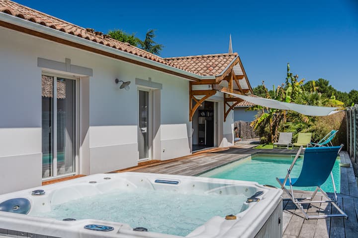 La Villa Sirelis Piscine Et Spa - Biganos