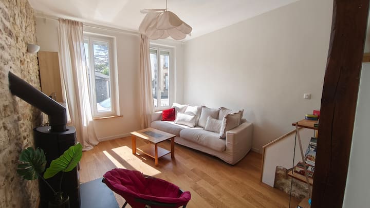 Maison Cosy Avec Jardin - Port-en-Bessin