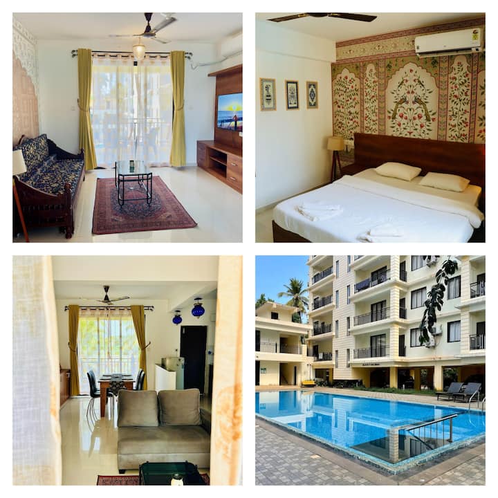 Royalabode,1bhk,2bed,by Beach~700m Patnem, Palolem - Goa