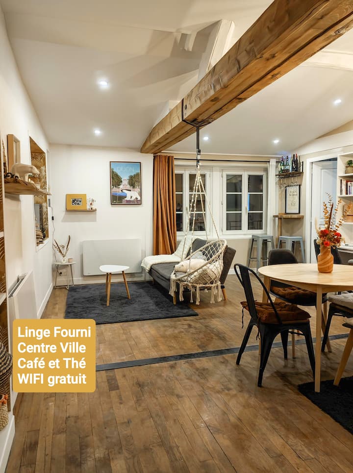 T2 Tout éQuipé - Calme Et Central- Remise Semaine - Dijon