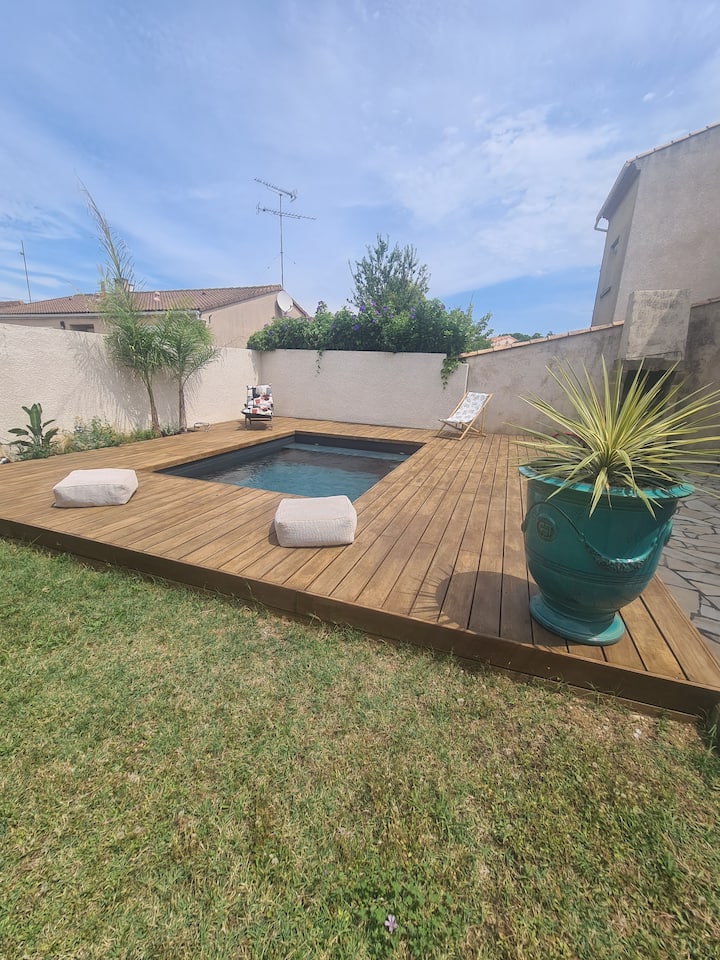 Studio Indépendant Avec Accès Piscine - Baillargues