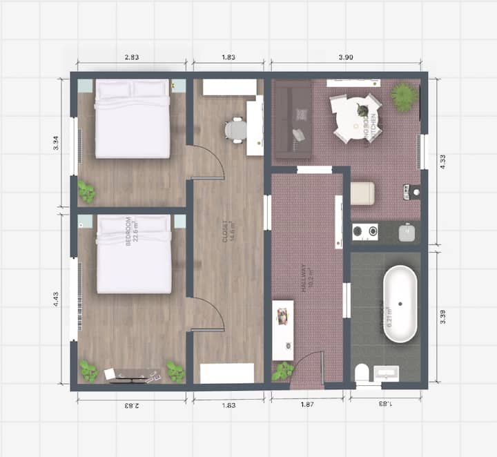 Ama Executive Stay 65m² Near Central Station - Nürnberg