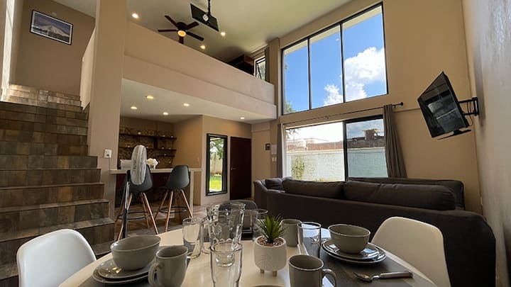 Loft Doble Altura, Jardín Y Parking En Orizaba 1 - Orizaba