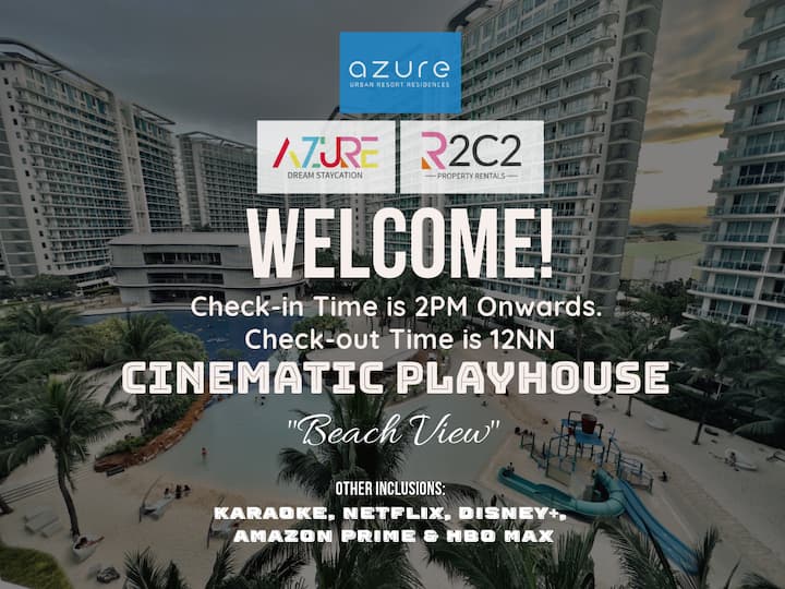 Cinematic Playhouse 2.0 @ Azure, Beach View W/ Ps5 - Parañaque