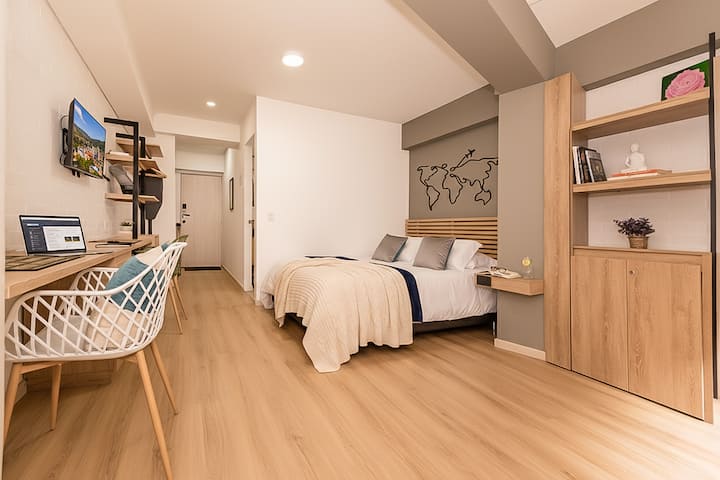 In202 Loft Moderno | Ubicación Central |Wifi350mb - Cali