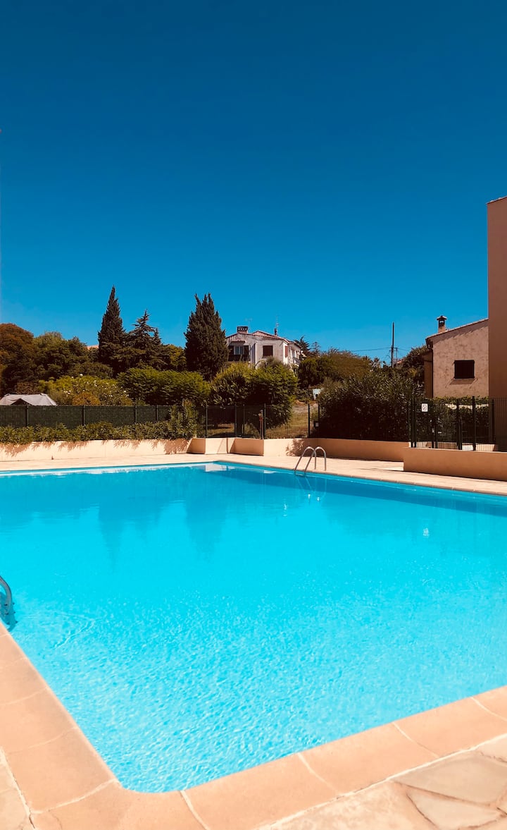 T2 Cosy | Proche Plage | Piscine | Balcon Parking - Saint-Laurent-du-Var