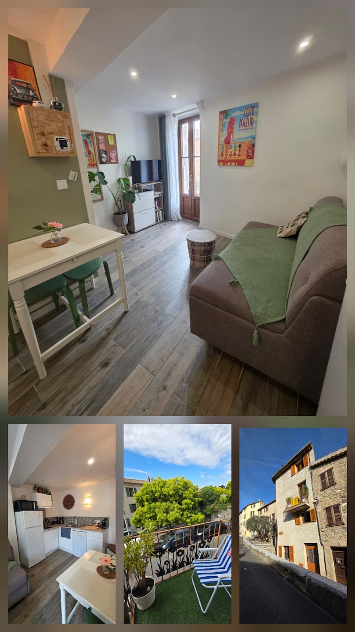 Paisible Duplex En Bas Du Château Grimaldi - Villeneuve-Loubet