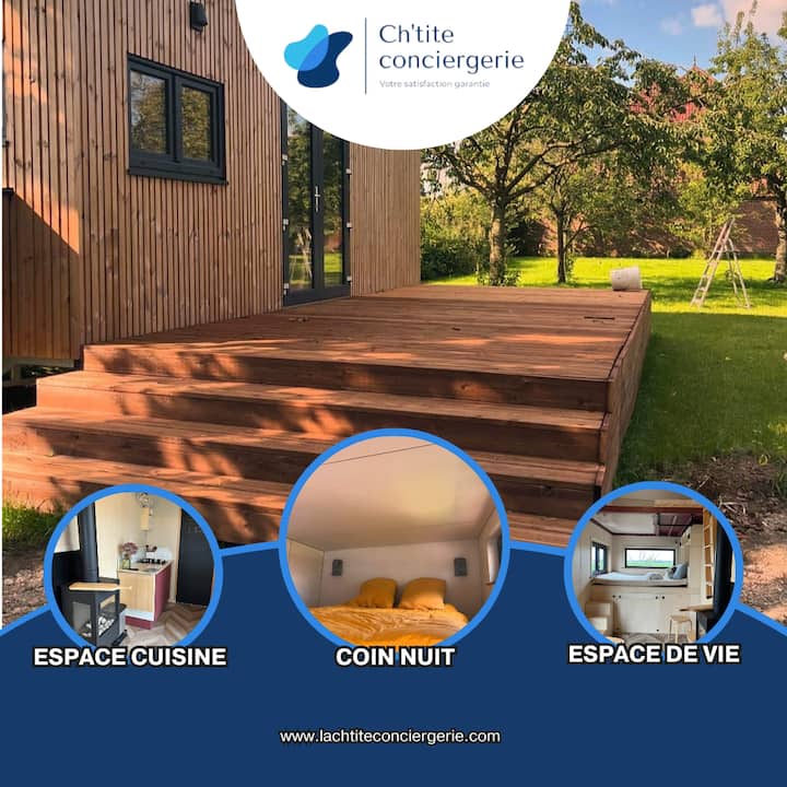 La Tiny Tricolore, Nature, Confort, Terrasse - Norte