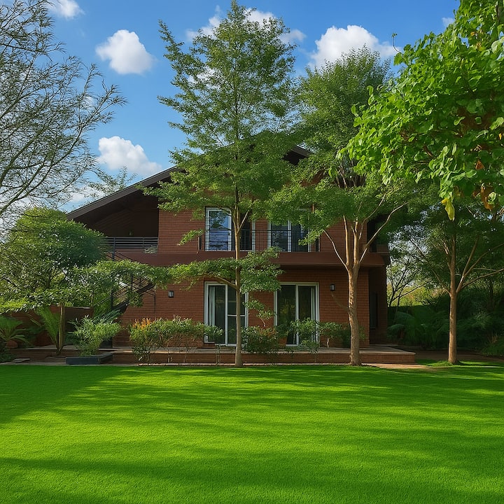 Private Luxury Farm With Pool, Garden & Game Room - India