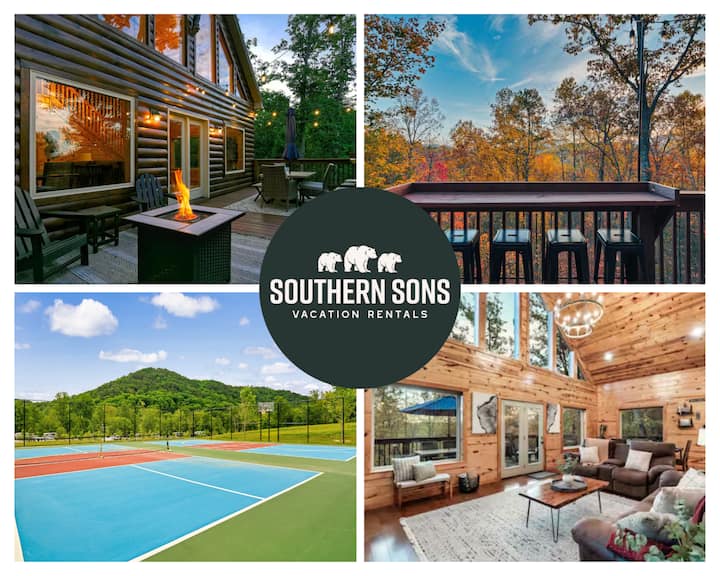Pickleball, Game Room, Large Cabin Close To Dolly! - Gatlinburg