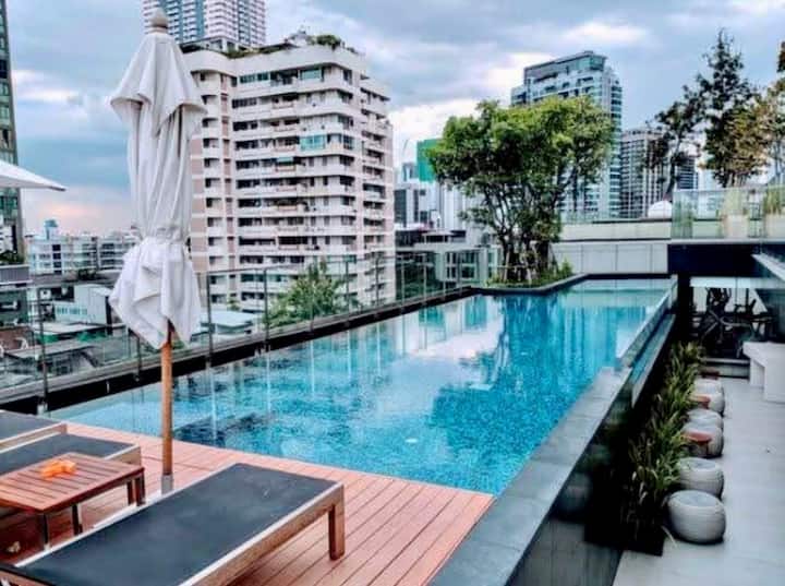 Cozy Spacious 1br 2bed Gardenview 500m Bts Thonglo - Bangkok
