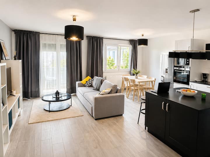 Grand 4 Pièces 100 M² 3 Chambres Parking Gratuit - Illkirch-Graffenstaden