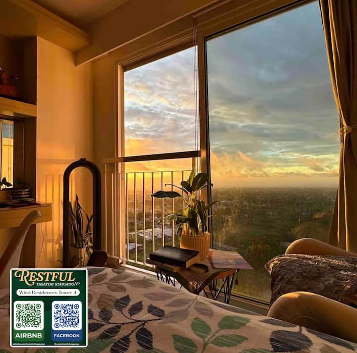 Restful Staycation Indoorparking Ps4 Windres@23flr - Tagaytay