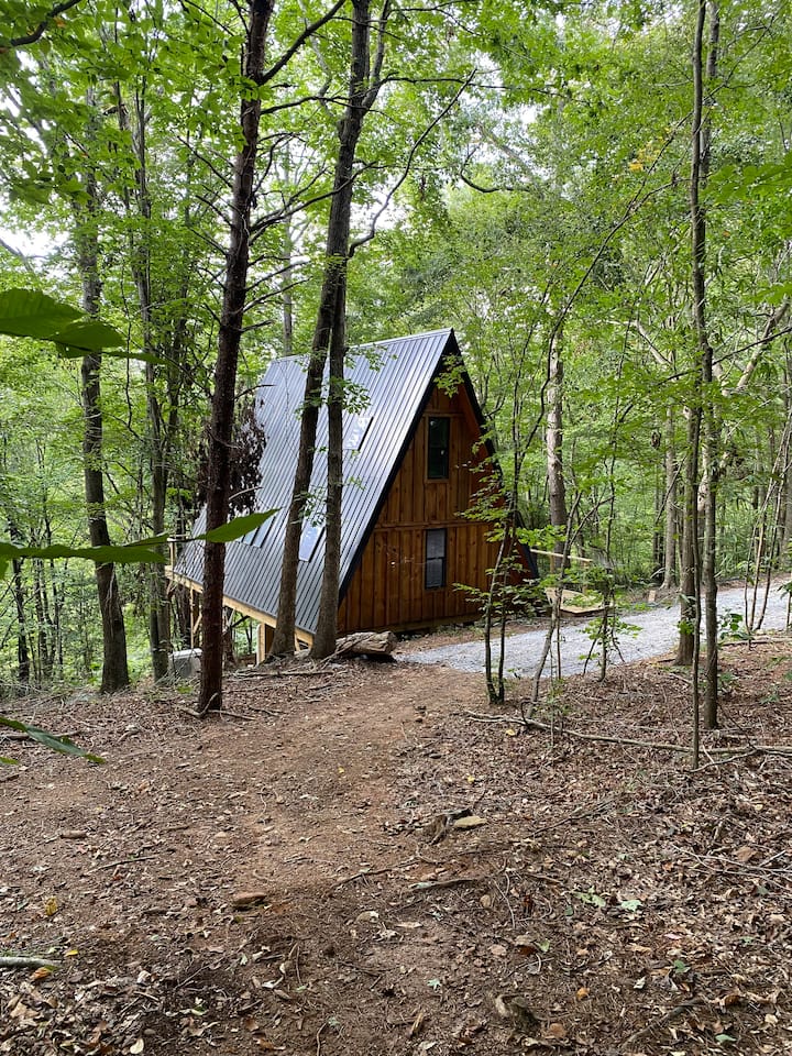 A-frame Cabin In The Woods On The Saluda River - South Carolina