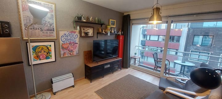 Zonnige Studio In Het Centrum Op 6de Verdiep - 오스텐트
