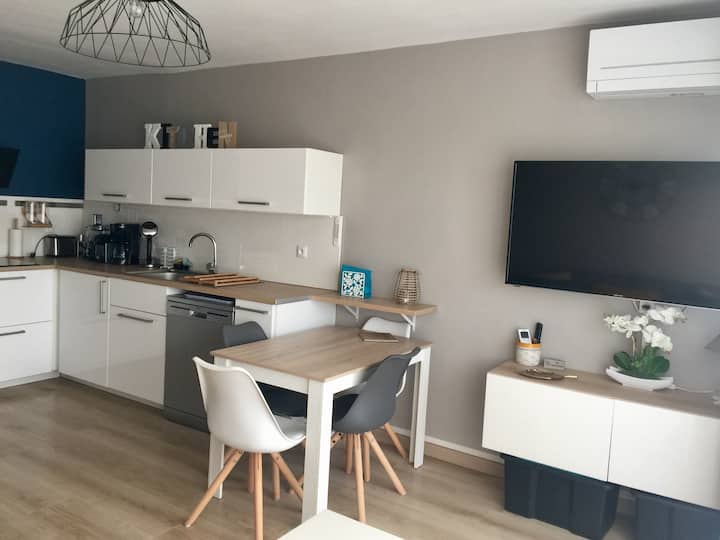 Appartement T2 Design Face Thermes-label 3*- - Balaruc-les-Bains