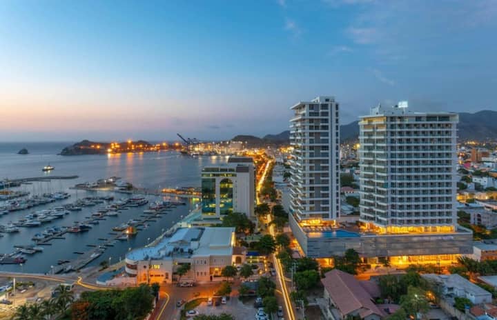Hermoso Apartamento Con Vista Al Mar. - Santa Marta