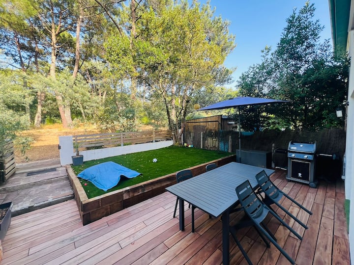 Arcachon Forêt Proche Plage Maison Avec Jacuzzi. - Arcachon