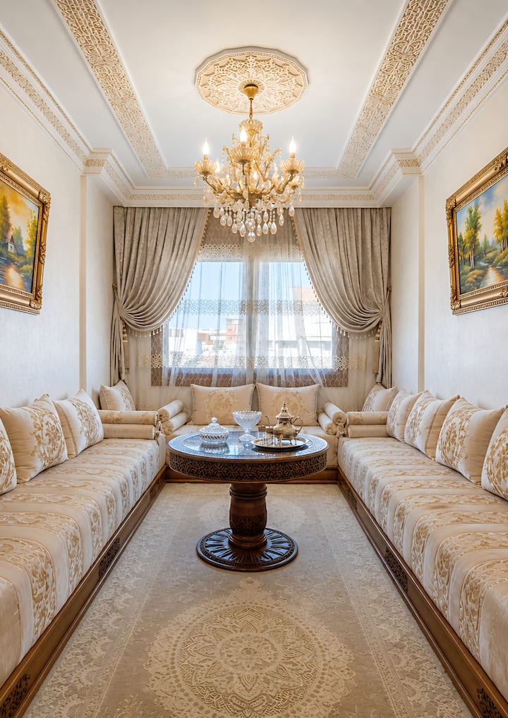 Spacious, Calm And Clean Apt With ¤Moroccan Salon¤ - 탠지어