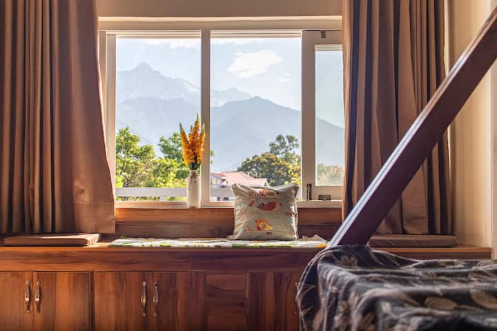 @घR–ac Mountain Vista | Ac | Netflix | Kitchenette - Dharamshala