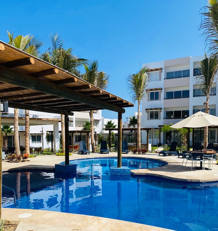 Departamento Con Alberca Climatizada Y Amenidades - Mazatlán