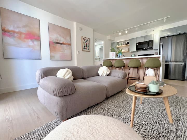 23fl-mid-century Vibe In Waikiki 1br W/parking - Kailua, HI