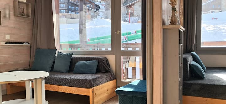 Les Coches 5 P+balc+pied Pistes+park Privé Couvert - Bourg-Saint-Maurice