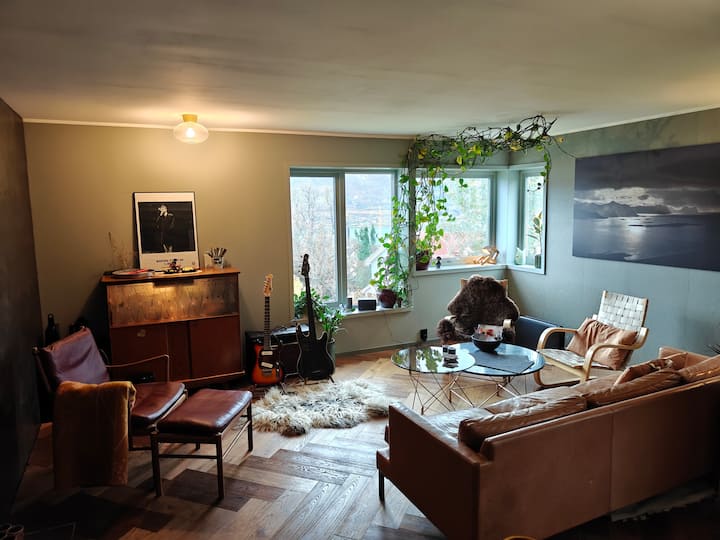 Privat, Romslig Og Komfortabelt! Natur -Og Byliv! - 特羅姆瑟