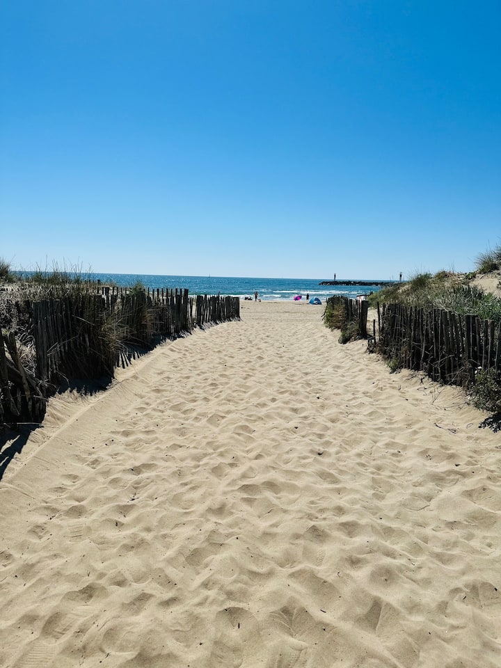 Le Massilhan - à 100m De La Mer - Marseillan