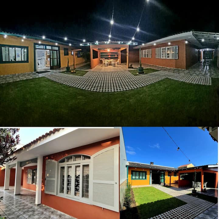 Casa E Edícula/ 500m²priv./guaratuba/a 100m Do Mar - Guaratuba