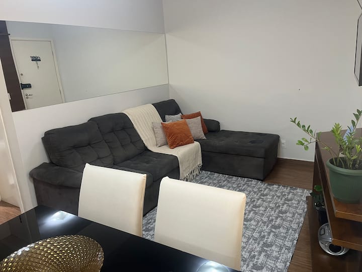 Apartamento Completo Com Estacionamento - Contagem