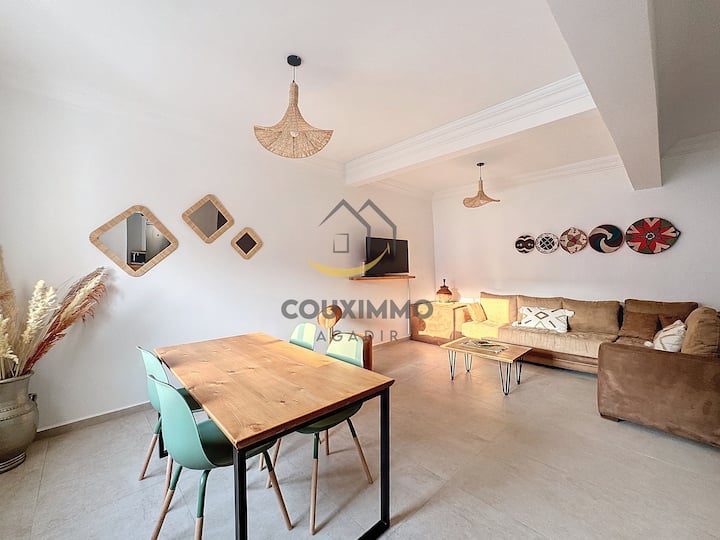 Appartement Cosy Proche Plage Et Souk - Agadir