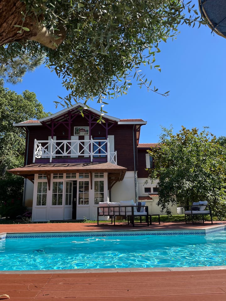 Maison De Charme à La Hume Avec Piscine Chauffée - Gujan-Mestras
