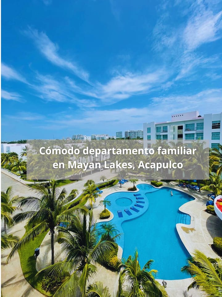 Relax En Mayan Lakes: En La Mejor Zona De Acapulco - Acapulco