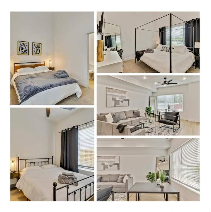 3 Min To Dt | 2 Car Garage| Lux Townhome |King Bed - Salt Lake City, UT