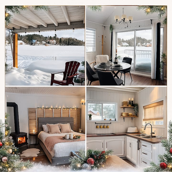 Le Boat House: Vue, Spa, Bbq Et Ski - Laurentides