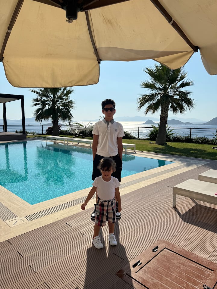 Panaromik Muhteşem Manzaralı Ev. - Kos