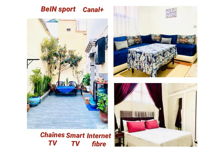 Appart Avec Patio-internet Fibre-tv Internationale - Agadir