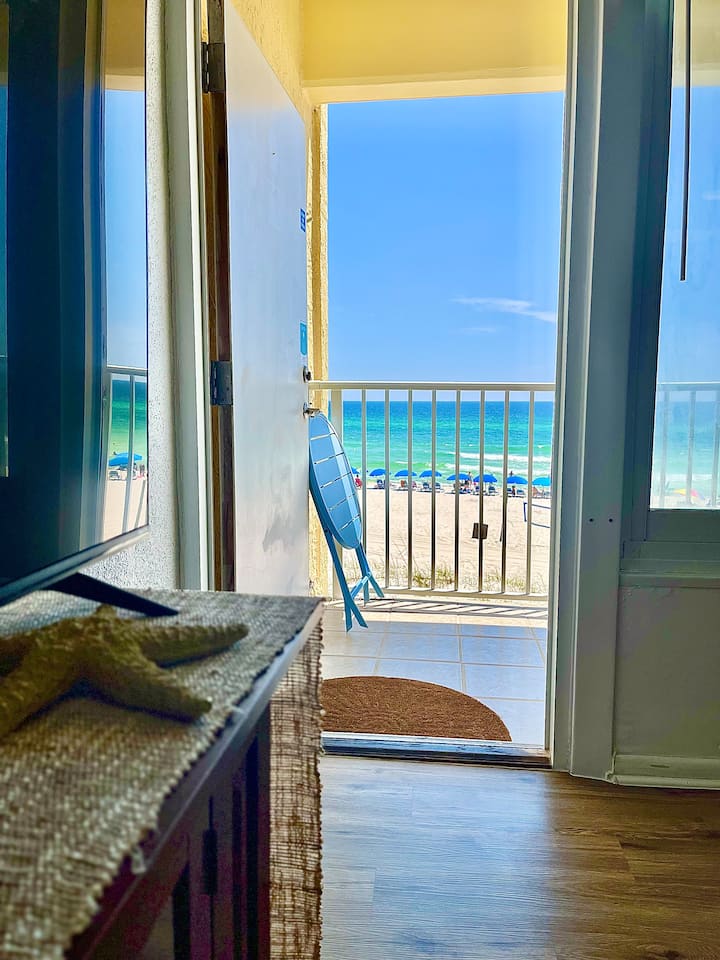 Pcb Beachfront Studio•balcony•pool•walkable - Panama City Beach, FL