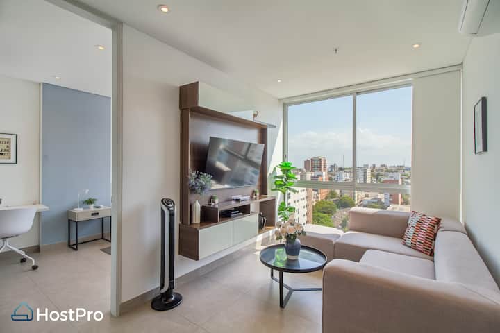 D1212-central Suite, Walk To Shopping And Dinning - Barranquilla