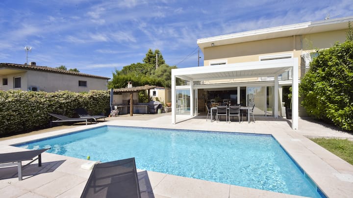 Maison Avec Piscine Vue Mer - Antibes - Biot