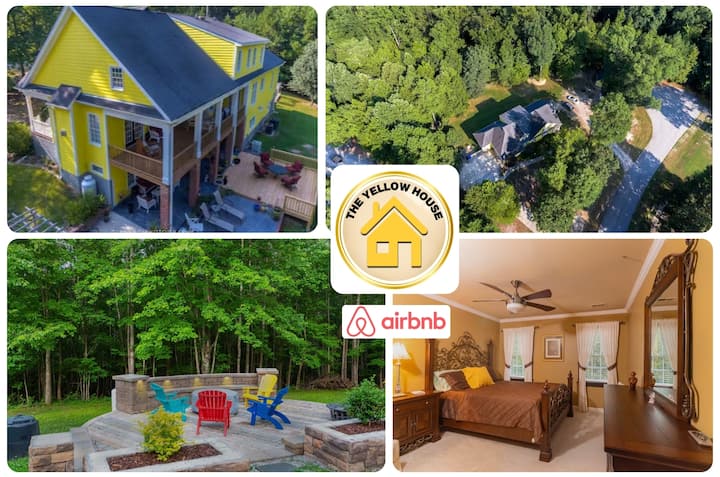 The Yellow House | Sleeps 10/long Term / Reunions - Cary, NC