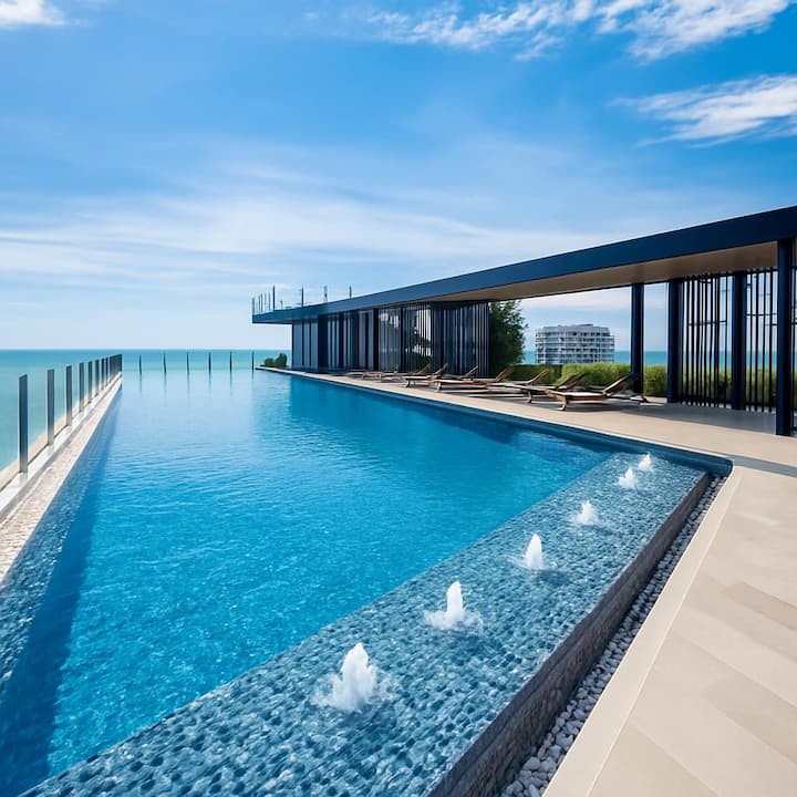 Sea View Condo, 23f Pool, Central Pattaya - Pattaya